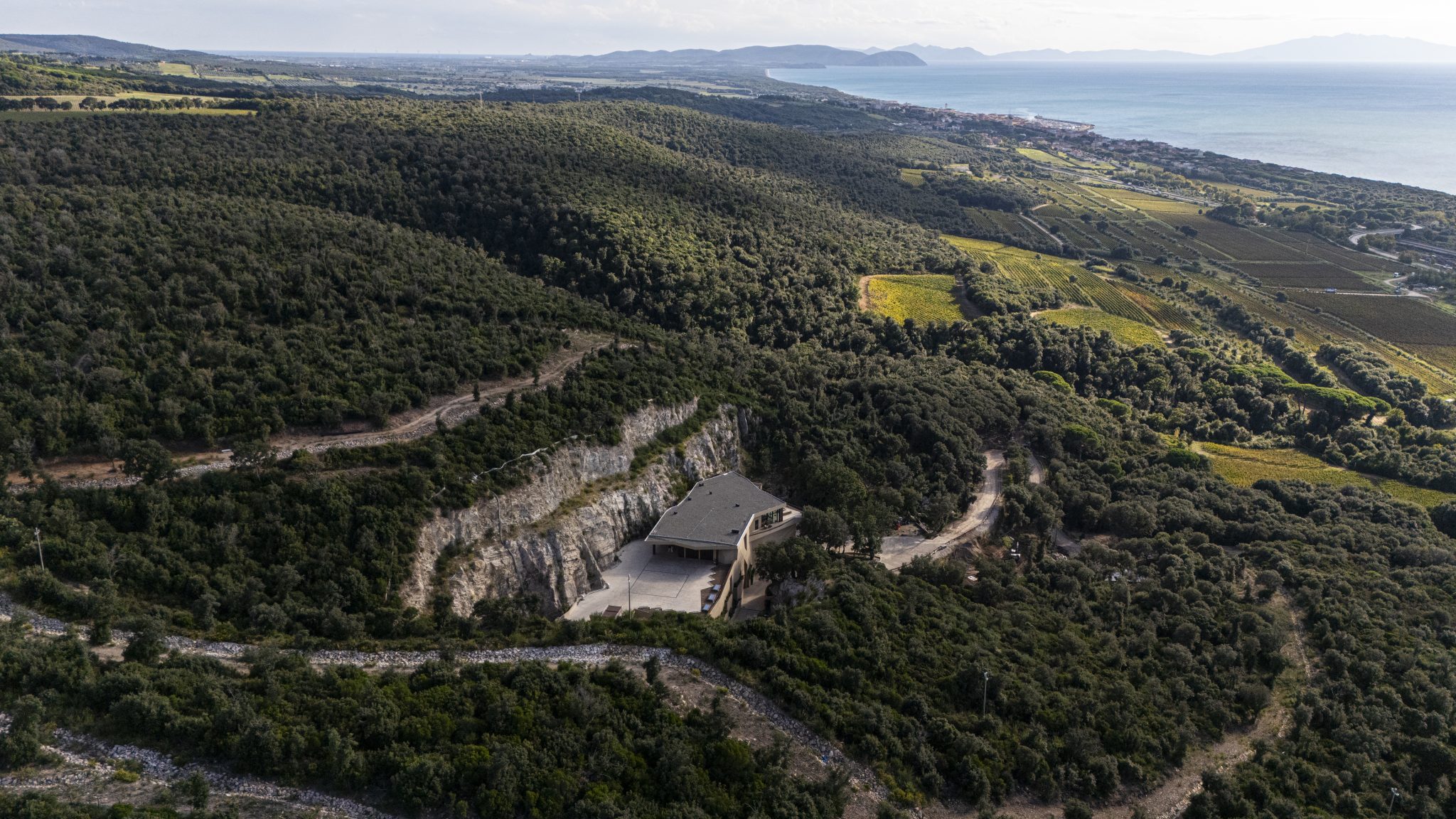 Why ABFV Italy chose a quarry for its new Bolgheri winery